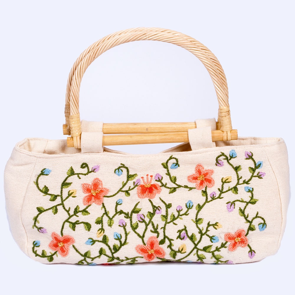 Floral Handbag - Multicolor | Shop Embroidered Floral Handbags